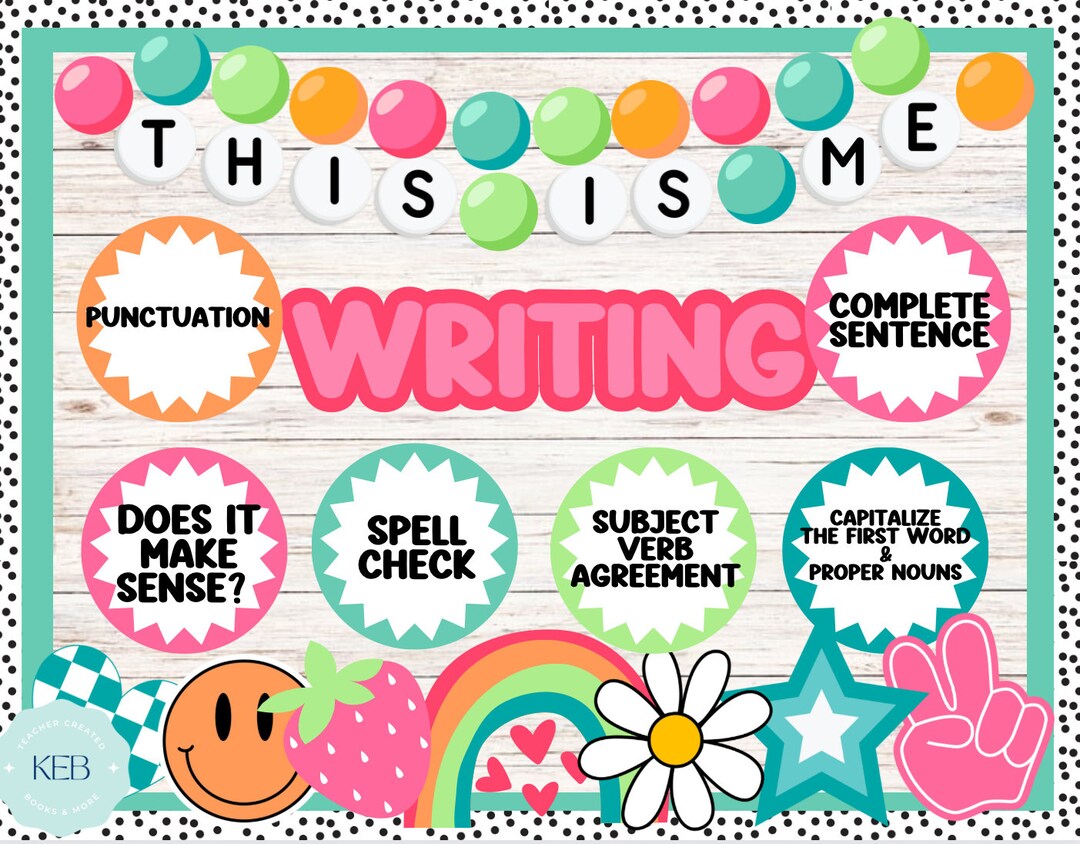 Writing Test Prep Tips Classroom Bulletin Board Kit - Etsy