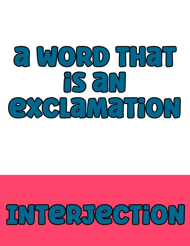 Fiesta English Grammar Wall Kit for the Classroom - Etsy