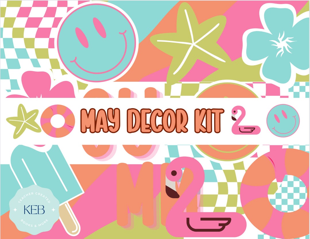 Retro Summer Classroom Decor Kit - Etsy