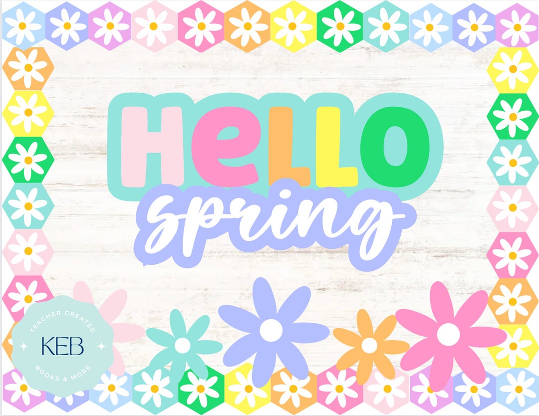 Spring Daisy Bulletin Board Kit - Etsy