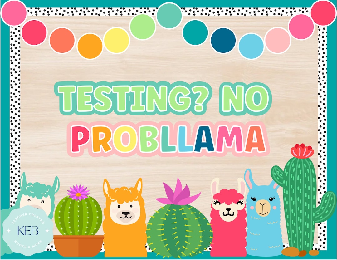 Testing Pun Classroom Bulletin Board Kit & 39 Pun Coloring Pages - Etsy