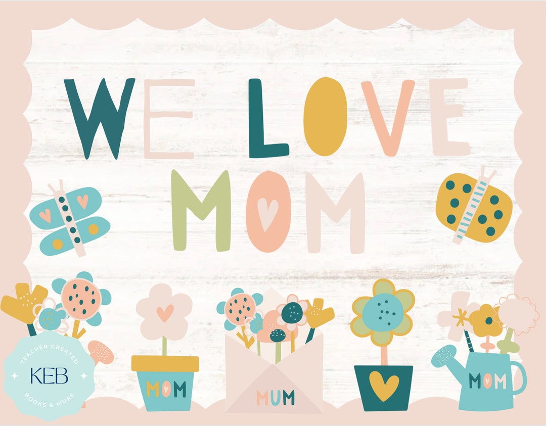 Mother’s Day Bulletin Board Kit - Etsy