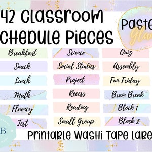 Pastel Glam Classroom Decor Kit Bundle - Etsy