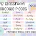 Pastel Glam Classroom Decor Kit Bundle - Etsy
