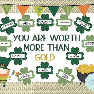 St Patrick’s Affirmation March Bulletin Board - Etsy