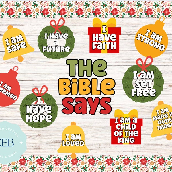 Christmas Bulletin Board Kit - Etsy