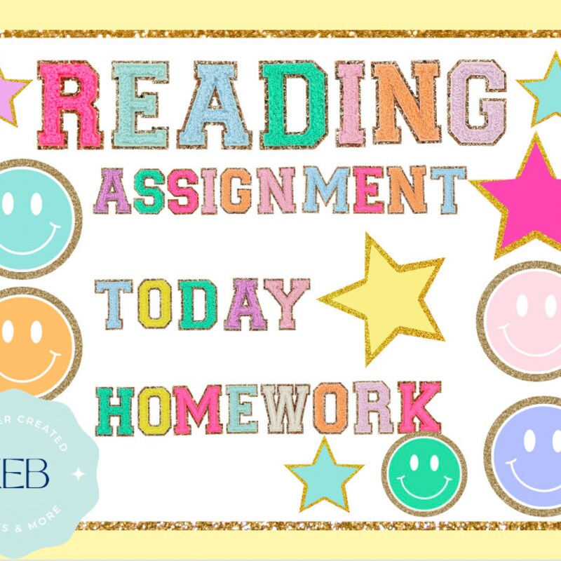 Reading Bulletin Board - Etsy