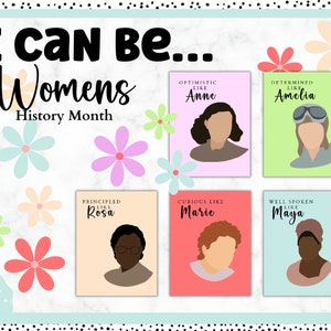 Women’s History Month Inspirational Bulletin Board - Etsy