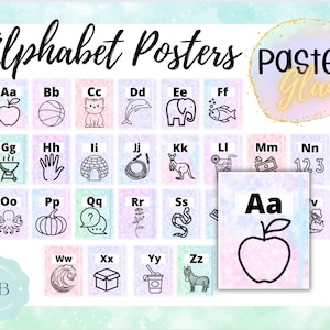 Pastel Glam Classroom Decor Kit Bundle - Etsy