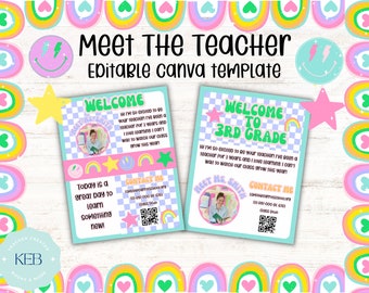 Editable Meet the Teacher Template for Google Slides Back to School ...
