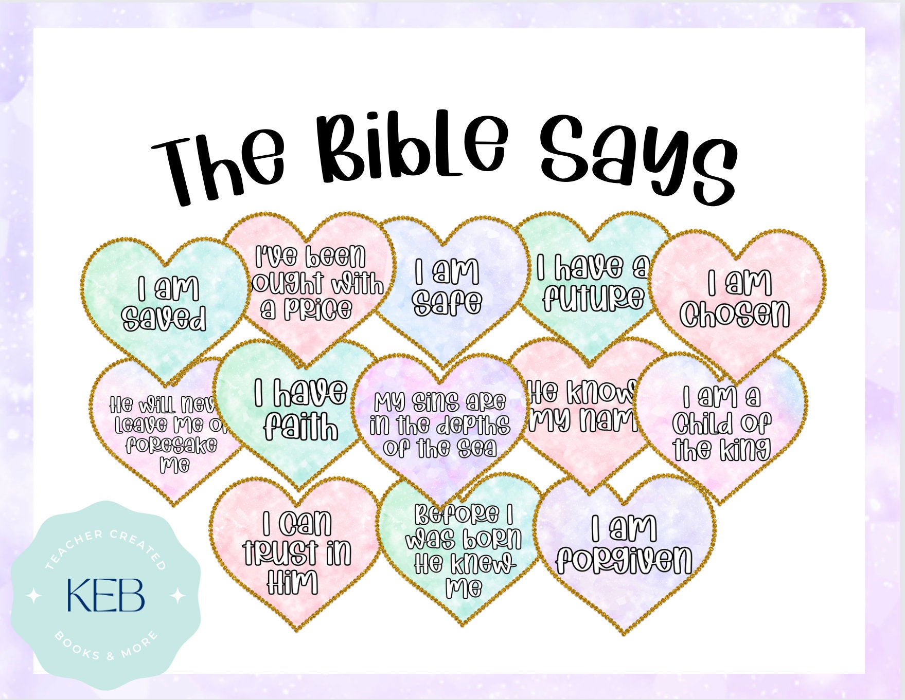 Bible Affirmation Bulletin Board Bundle Includes 12 Holiday Themes - Etsy