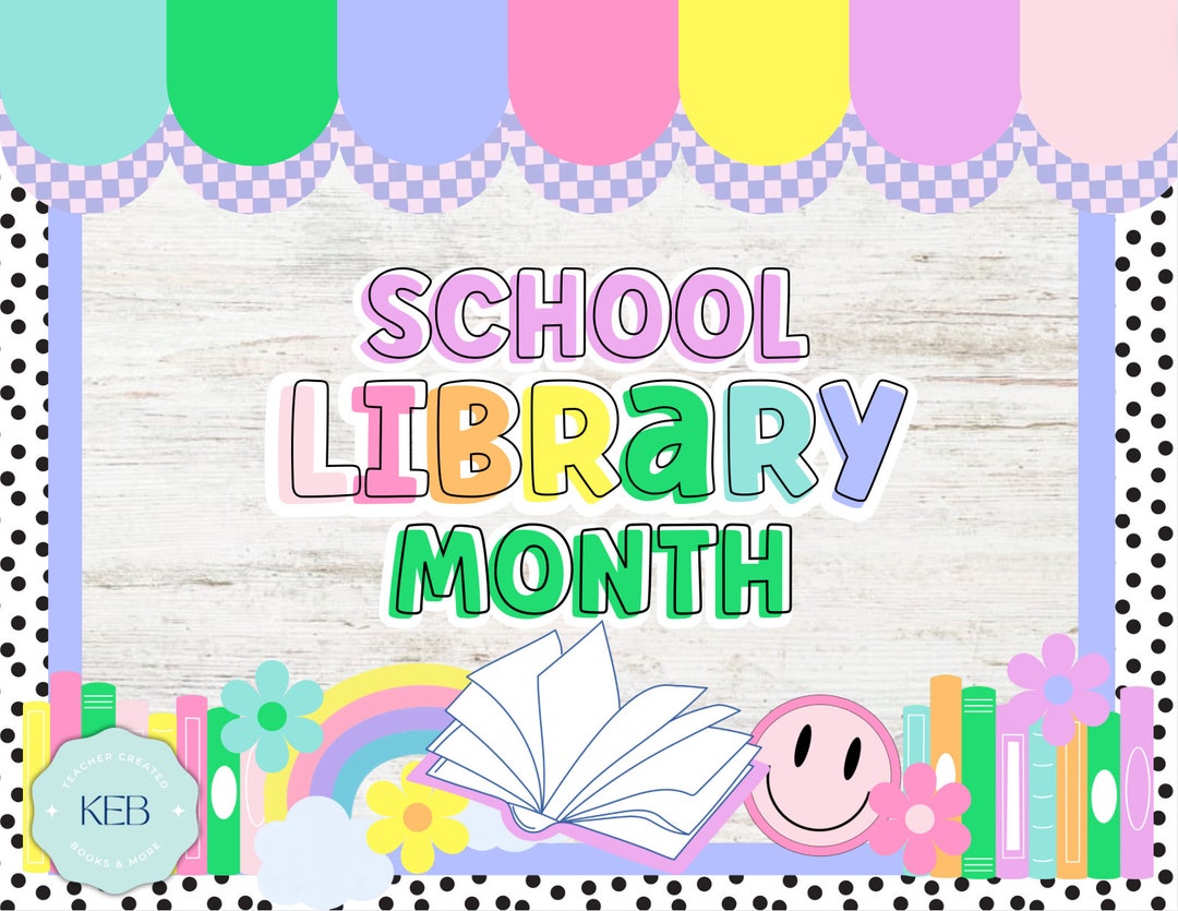 Library Month Bulletin Board Kit - Etsy