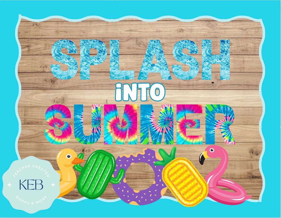 Splash Into Summer Bulletin Board Kit - Etsy