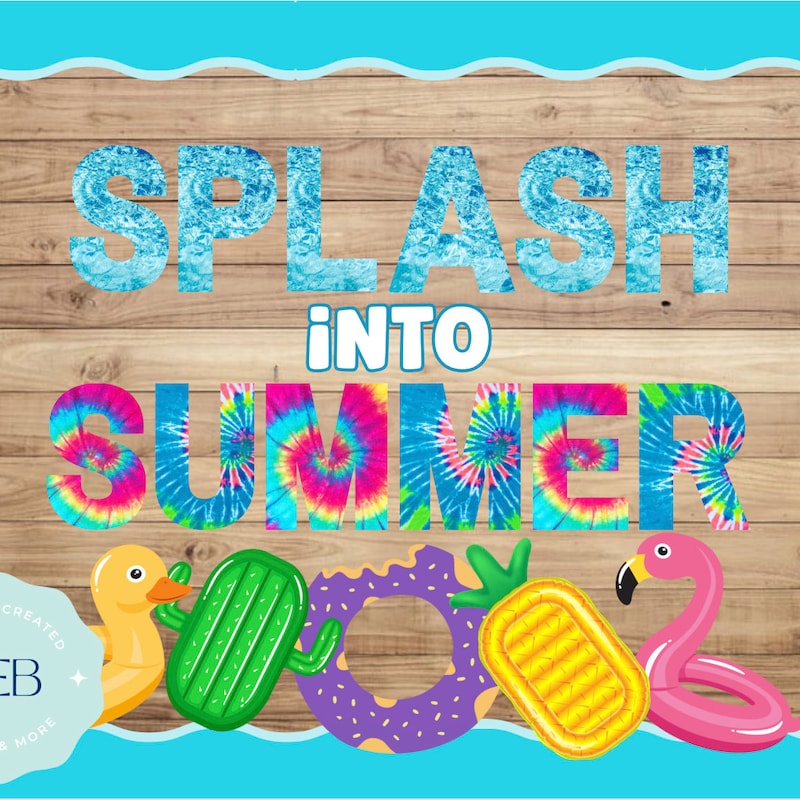 Floating Into Summer Bulletin Board - Etsy