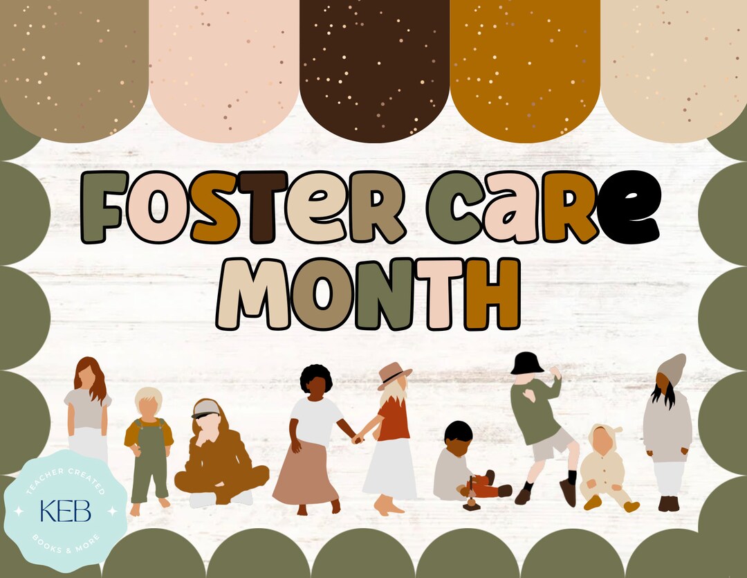 May Foster Care Month Bulletin Board - Etsy