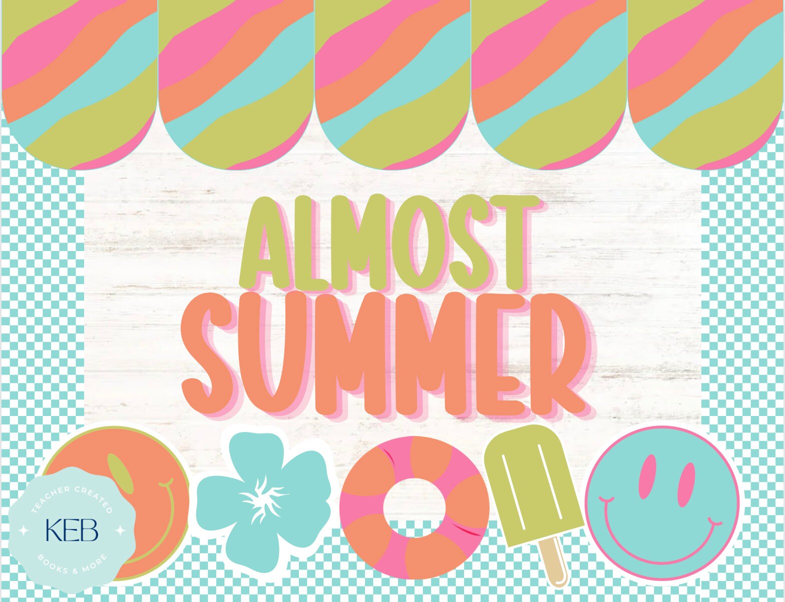 Retro Summer Classroom Decor Kit - Etsy