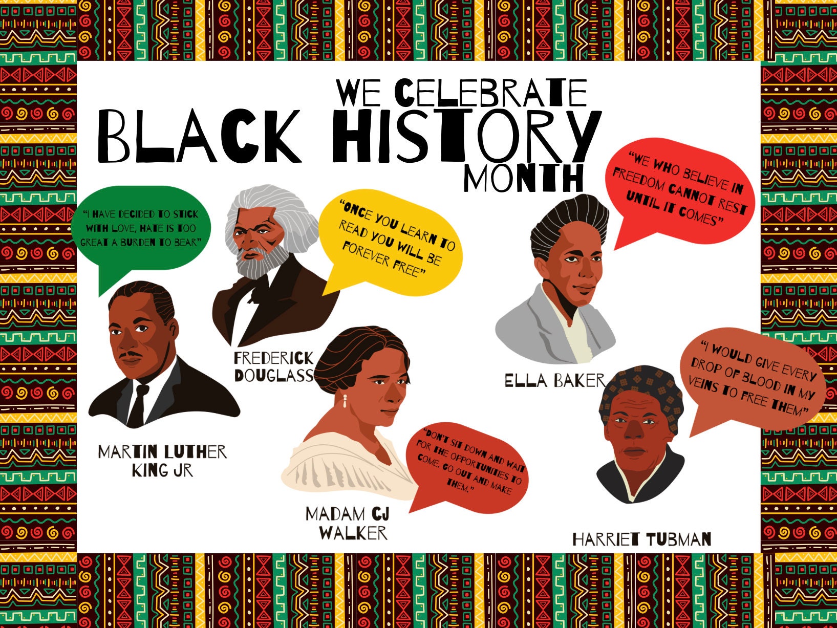 Black History Month Bulletin Board - Etsy