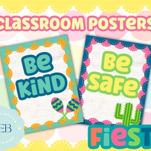 Fiesta Classroom Decor Kit - Etsy