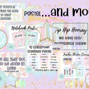 EDITABLE Pastel Christian Classroom Decor Kit Bundle With 17 Products ...