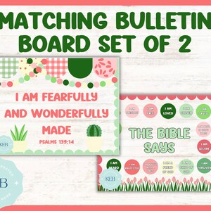 Botanical Christian Classroom Decor Bundle - Etsy