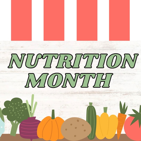 Nutrition Bulletin Board - Etsy