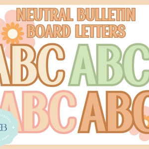 Neutral Plant Classroom Decor Kit - Etsy