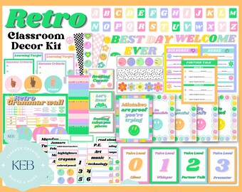 Bright Complete Classroom Decor Kit for All Elementary Grade - Etsy