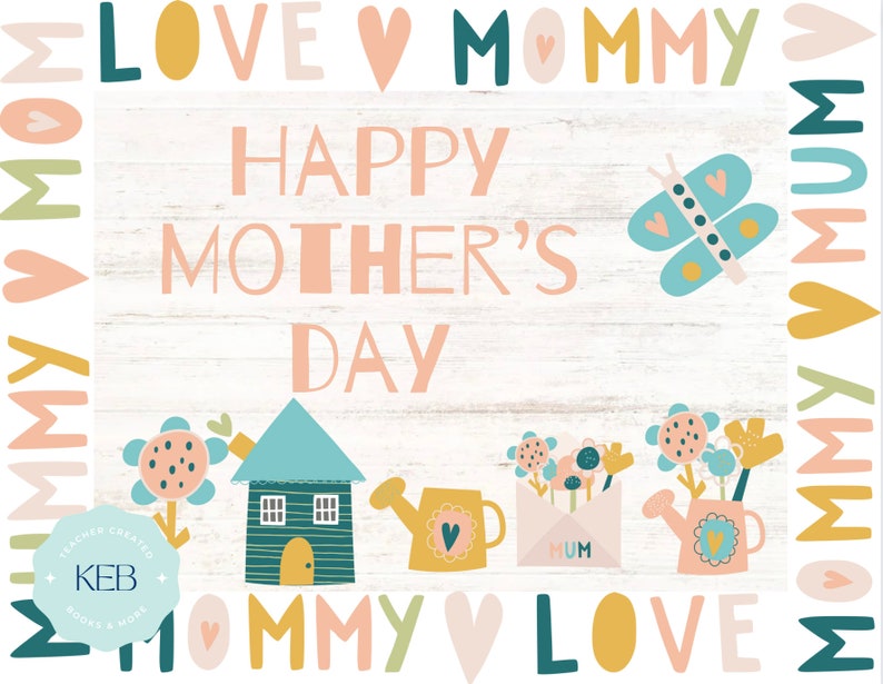 Mother’s Day Bulletin Board Kit - Etsy