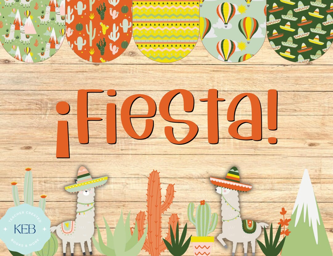 Fiesta Llama Bulletin Board Kit - Etsy