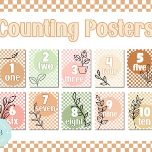 Neutral Plant Classroom Decor Kit - Etsy