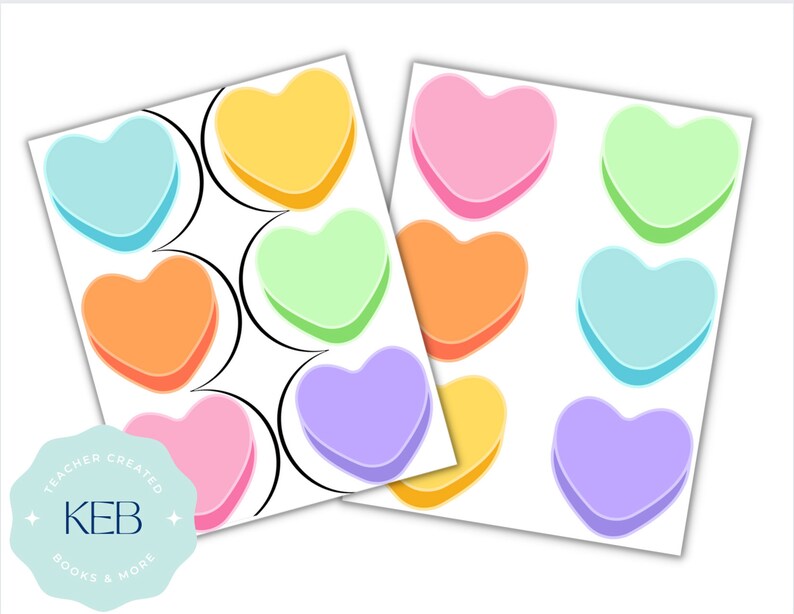 Valentines Conversation Heart Bulletin Board Border - Etsy