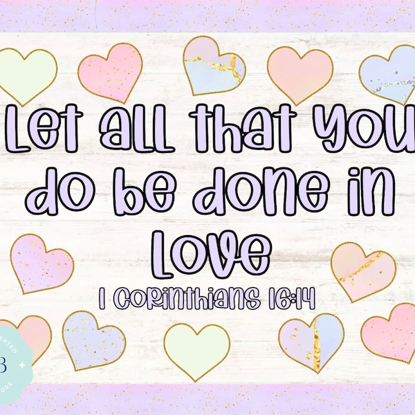 Bible Verse Poster - Etsy