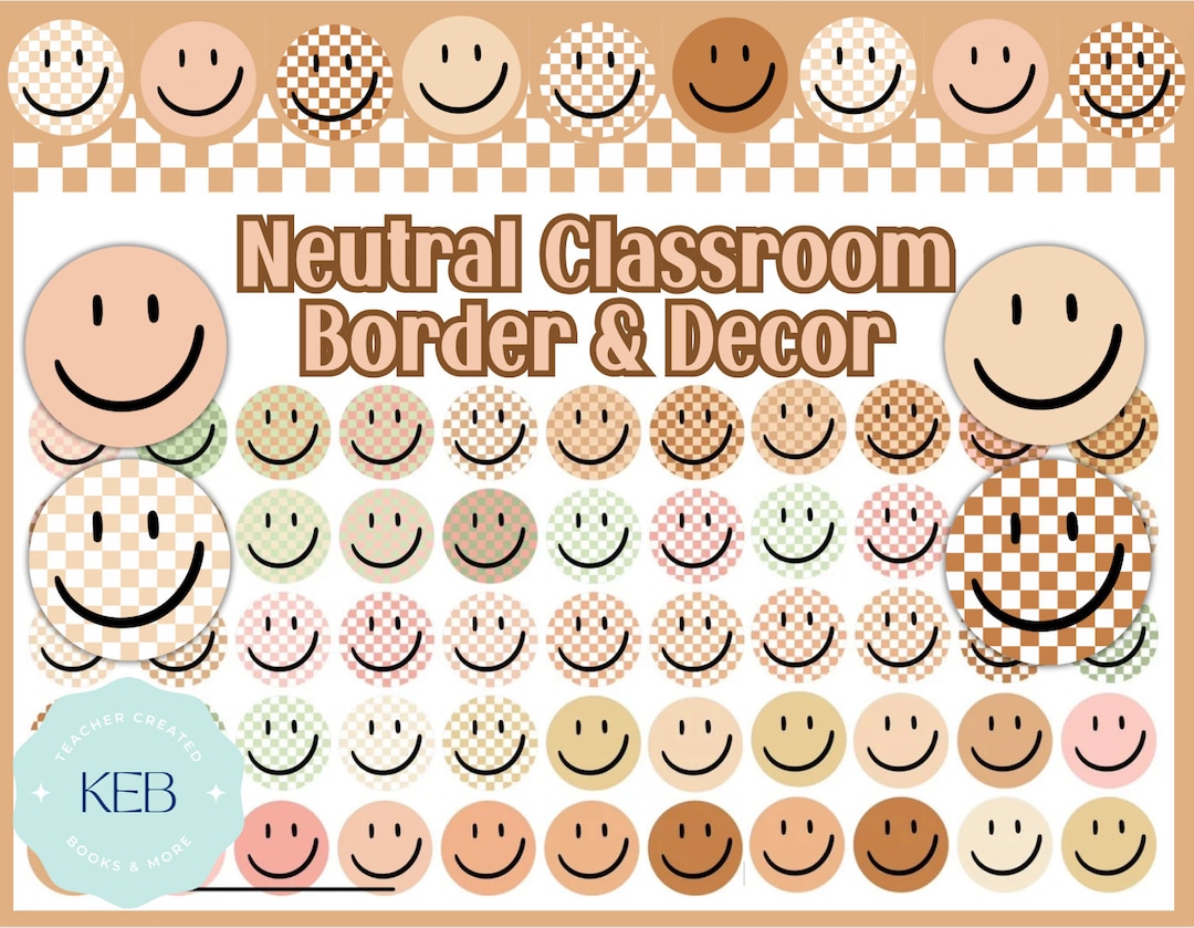 Neutral Classroom Borders & Decor - Etsy