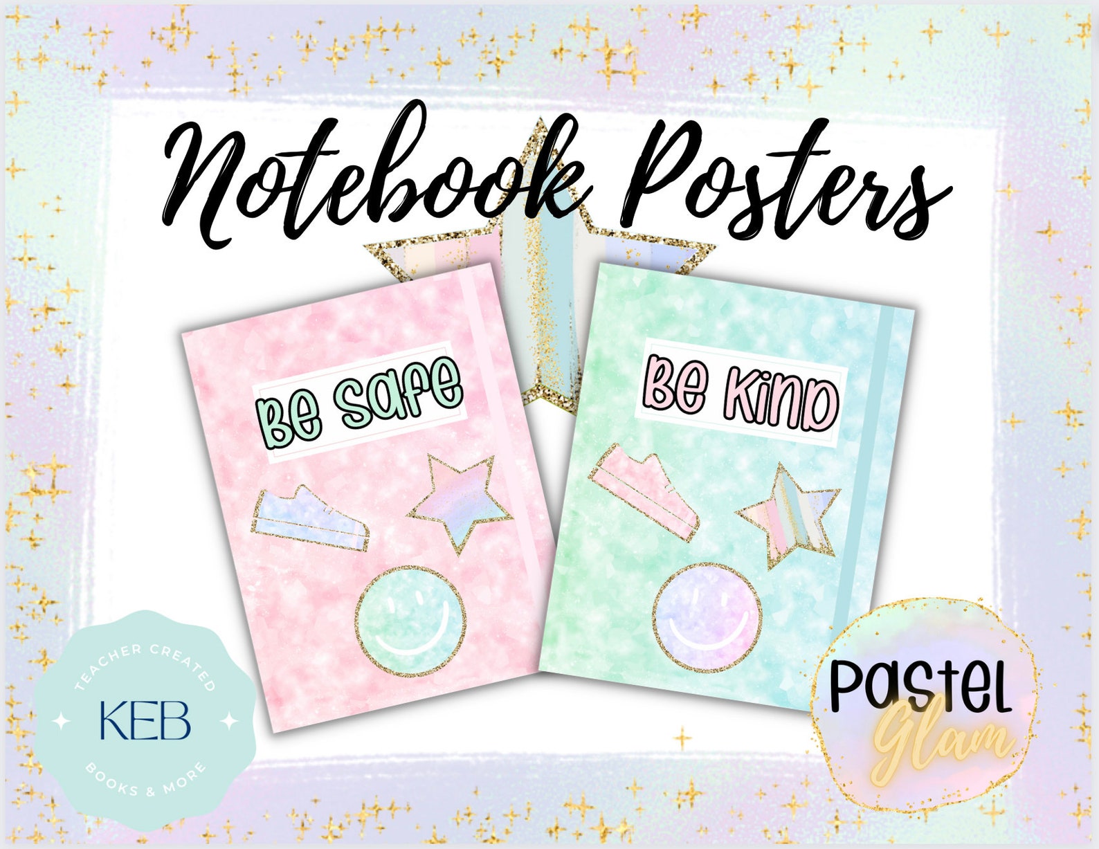 Pastel Glam Classroom Decor Kit Bundle - Etsy