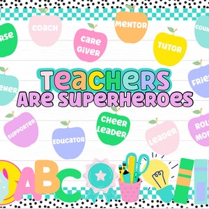 Teacher Appreciation Bulletin Board Kit - Etsy