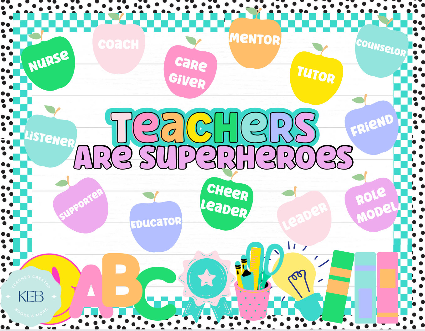 Teacher Appreciation Bulletin Board Kit - Etsy