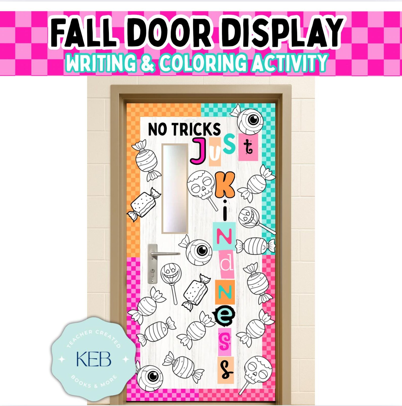 Halloween Bulletin Board & Kindness Activity for Grades 2–5 | No Tricks ...