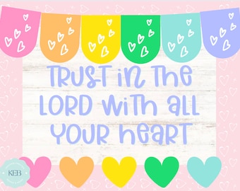 Biblical Affirmation Fall Pumpkin Bulletin Board Kit - Etsy