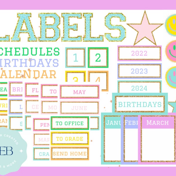 Classroom Birthday Chart - Etsy