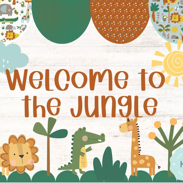 Safari Bulletin Board - Etsy