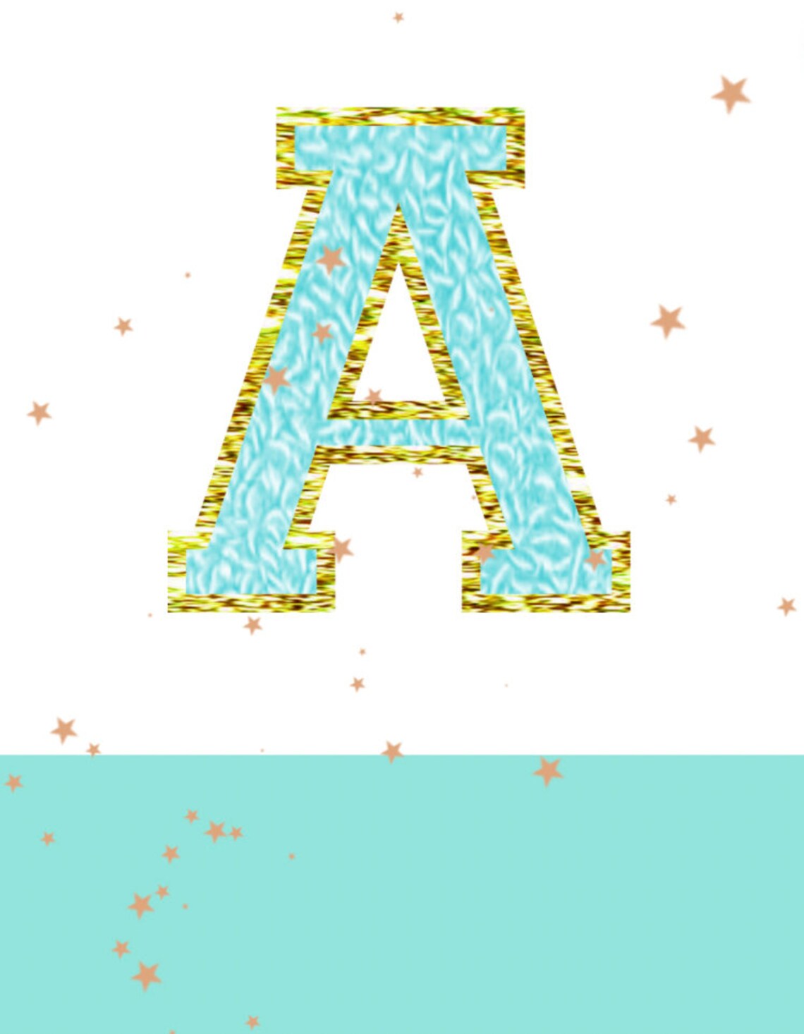 Rainbow Varsity Glitter Alphabet Posters for the Classroom - Etsy