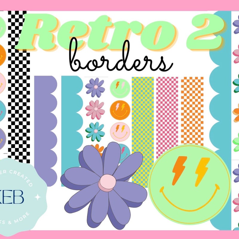 Checkered Border - Etsy