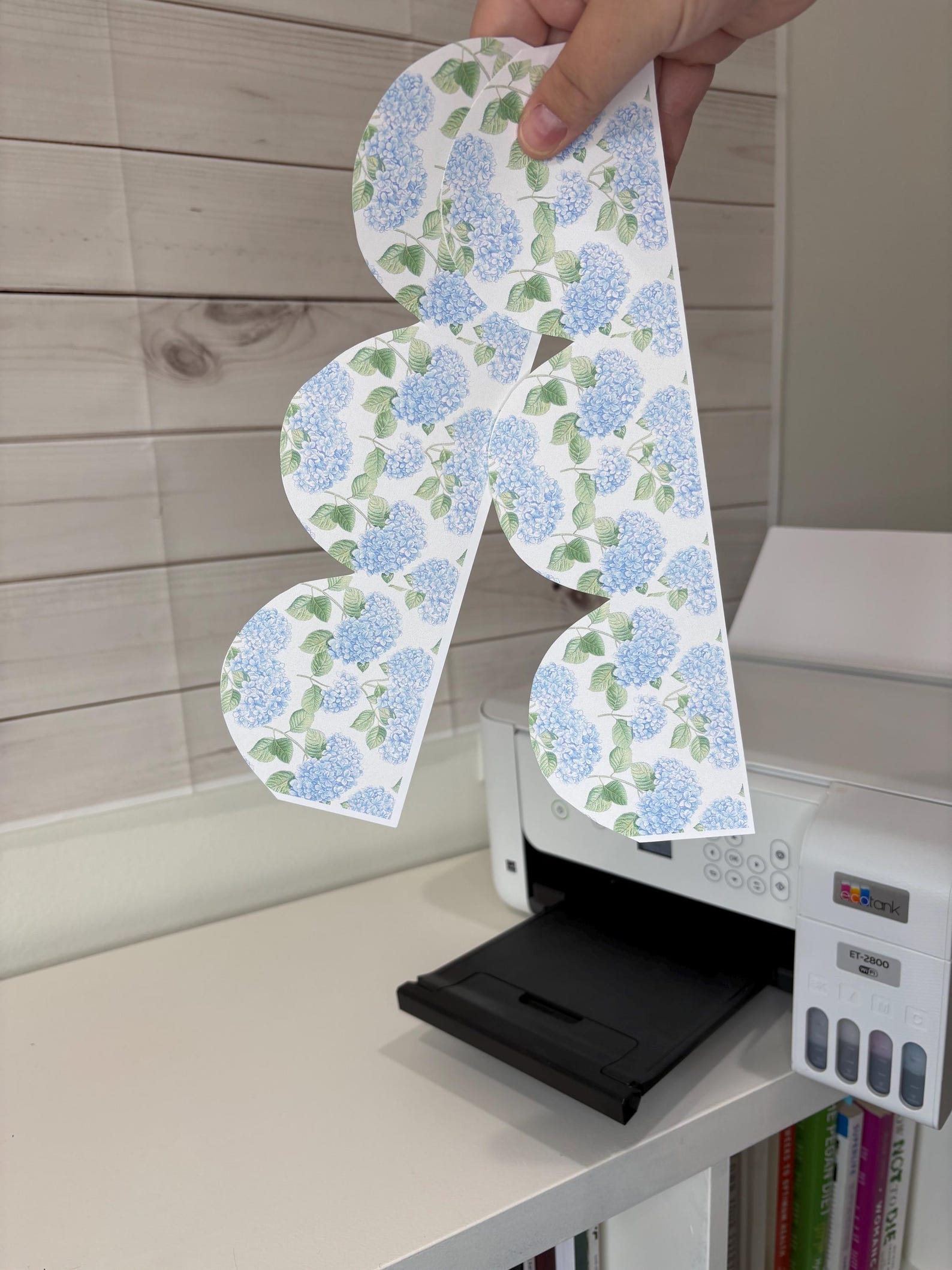 Preppy Blue Hydrangea Bulletin Board Borders - Etsy