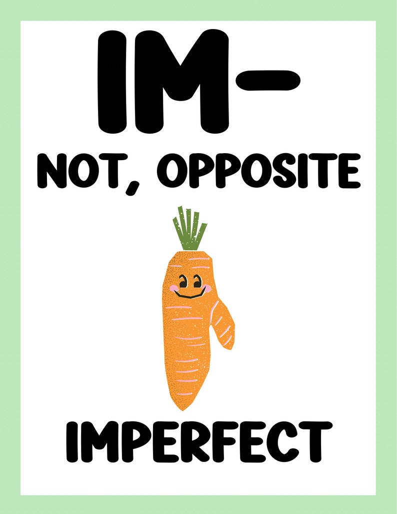 24 Botanical Prefix & Suffix Posters for the Classroom - Etsy