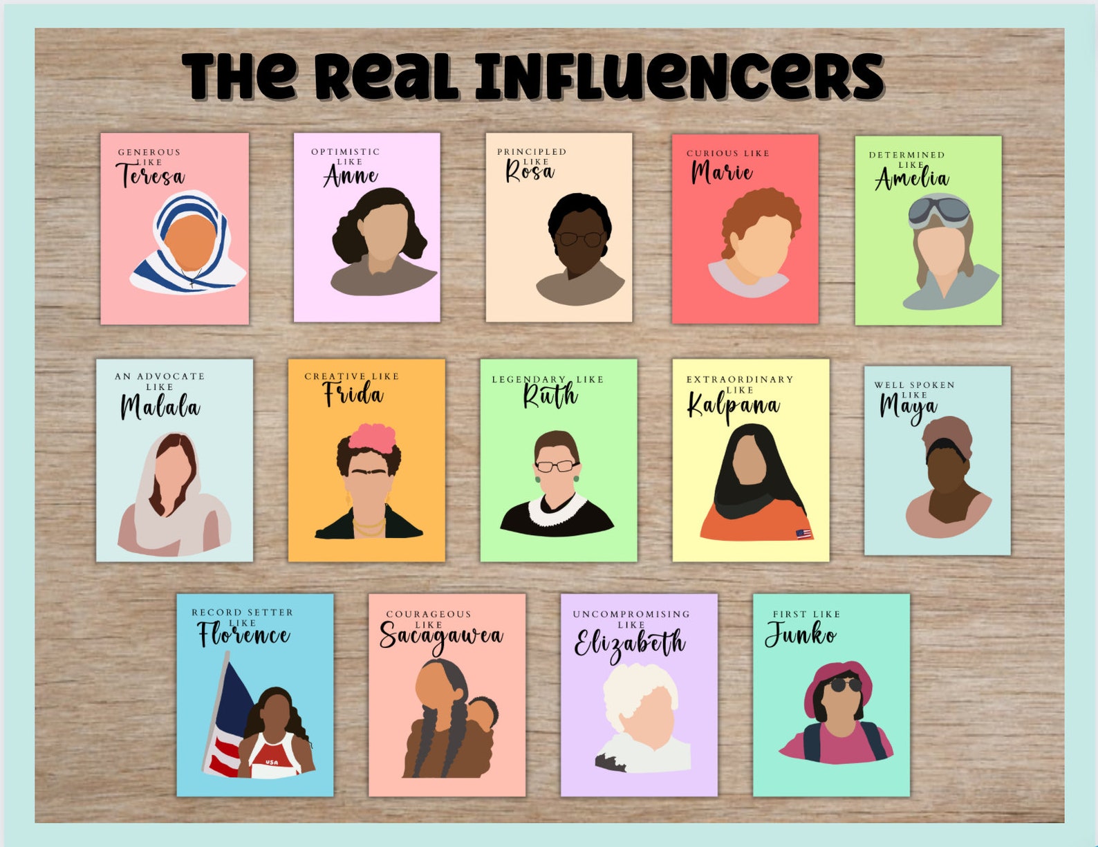 Womens History Month Inspirational Bulletin Board - Etsy