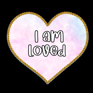 Pastel Glam Biblical Affirmation Heart Mirror or Bulletin Board Kit - Etsy