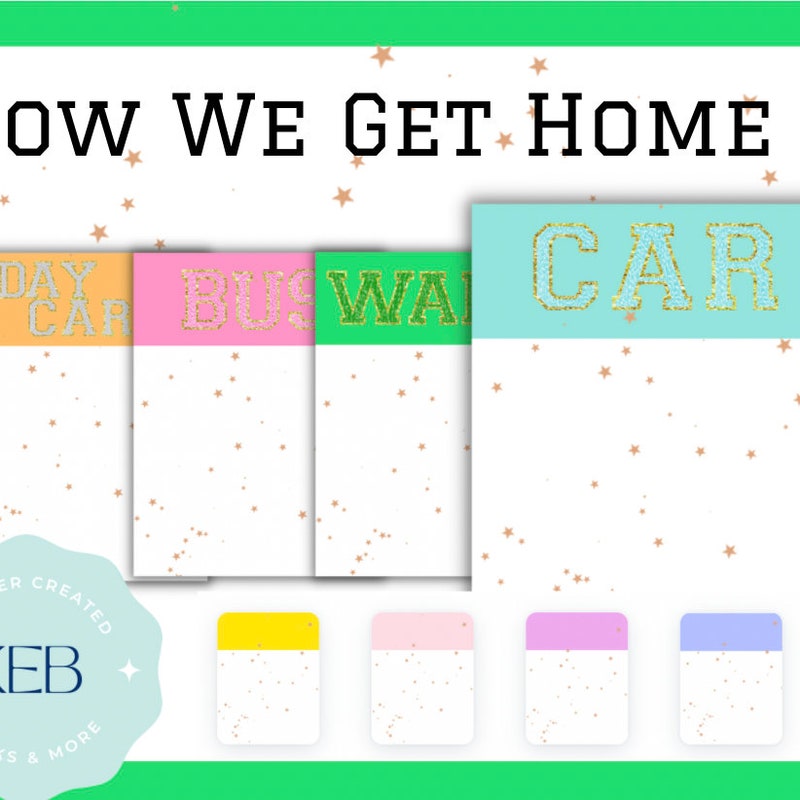 How We Get Home Chart - Etsy