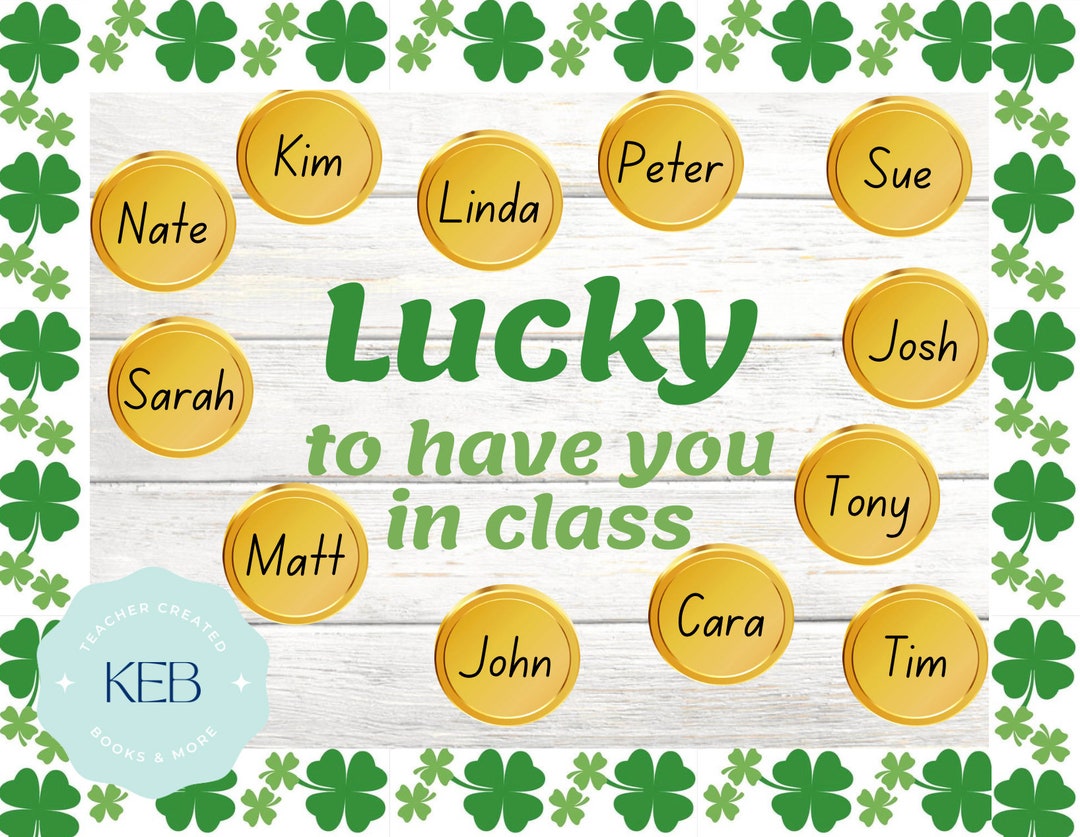 St Patrick’s Lucky March Bulletin Board - Etsy