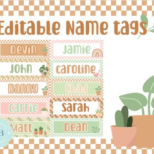 Neutral Plant Classroom Decor Kit - Etsy