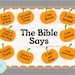 Biblical Affirmation Fall Pumpkin Bulletin Board Kit - Etsy